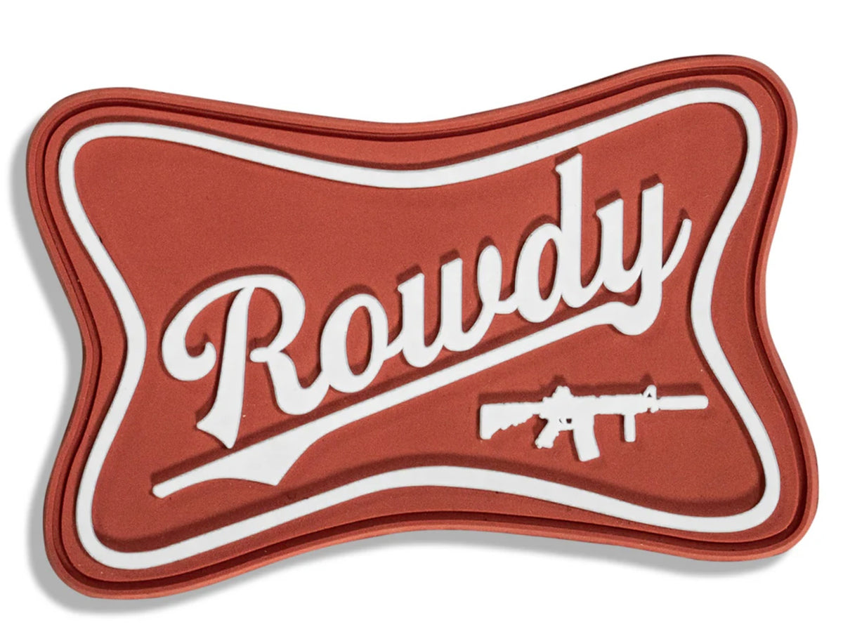 Combat Iron Apparel Rowdy Beer Logo PVC Patch – BDS Tactical Gear