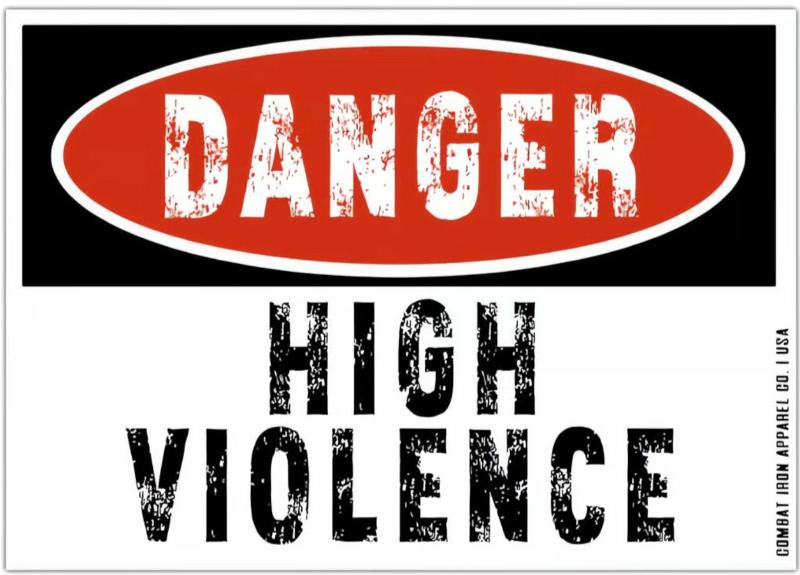 Combat Iron Apparel Danger High Violence Decal – BDS Tactical Gear