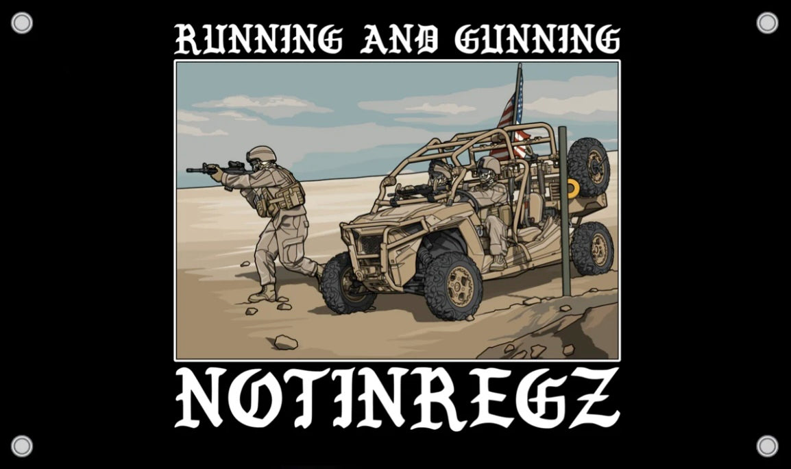 Notinregs Running and Gunning Flag – BDS Tactical Gear