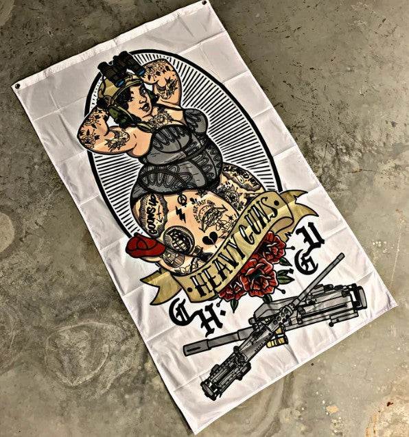 Goons Up Heavy Guns Pin Up Banner – BDS Tactical Gear