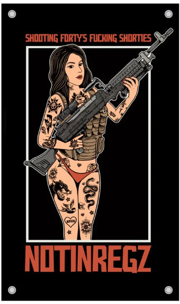 Not in Regs Shorty's Forty Flag – BDS Tactical Gear