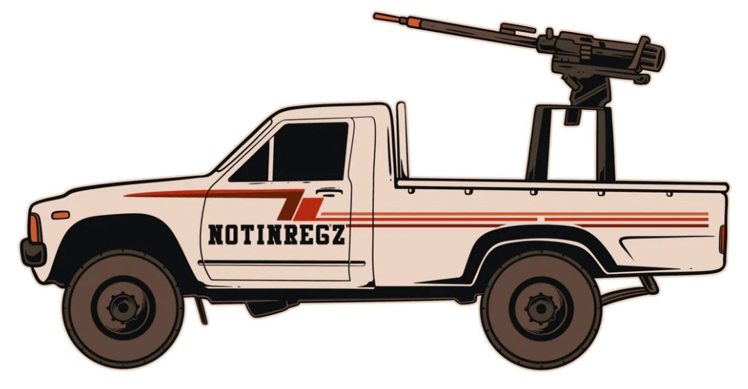 NotinRegs Truck Sticker – BDS Tactical Gear