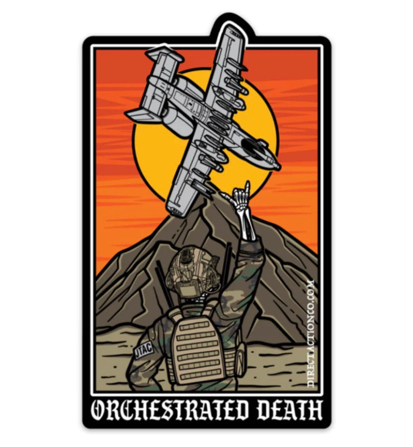 Direct Action Apparel Orchestrated Death Sticker – BDS Tactical Gear