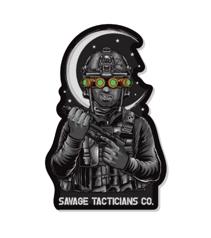 Savage Tacticians Born to Goon Sticker – BDS Tactical Gear