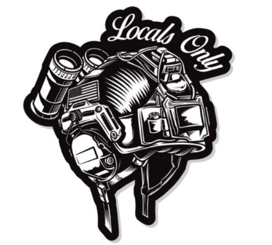 Savage Tacticians Locals Only Sticker – BDS Tactical Gear