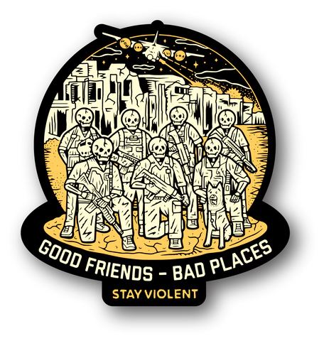Stay Violent Syrian Nights GFBP Sticker – BDS Tactical Gear