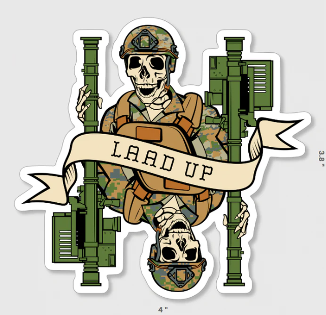 Goons Up LAAD Death Card Sticker – BDS Tactical Gear