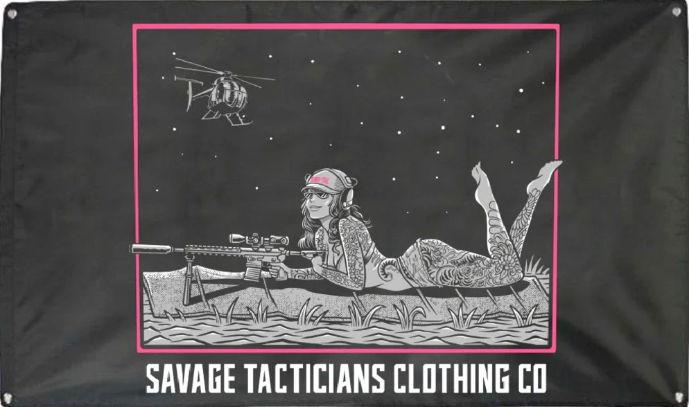 3'x5' Savage Tacticians Overwatch Banner – BDS Tactical Gear