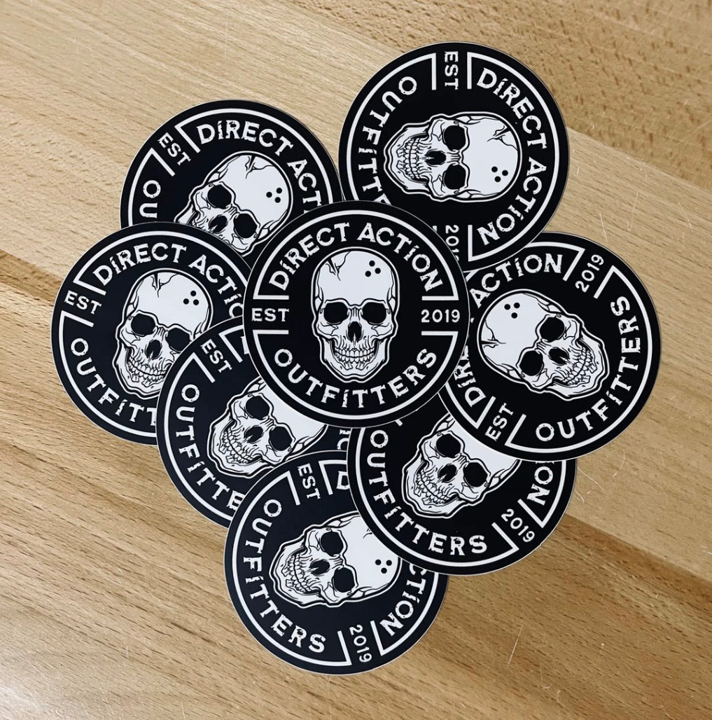 Direct Action Apparel Outfitters Round Sticker – BDS Tactical Gear