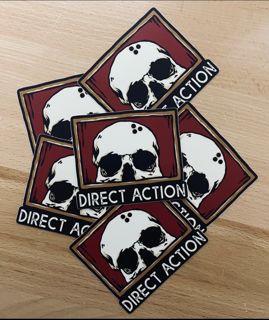 Direct Action Apparel Skull Peak Sticker – BDS Tactical Gear